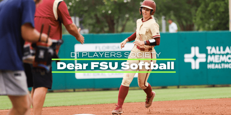 Dear FSU Softball, • D1Softball