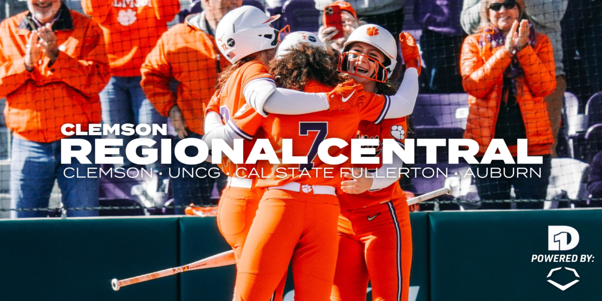 Clemson Regional Preview: Pitching Prowess Gets the Spotlight • D1Softball Clemson Regional Preview: Pitching Prowess Gets the Spotlight • D1Softball